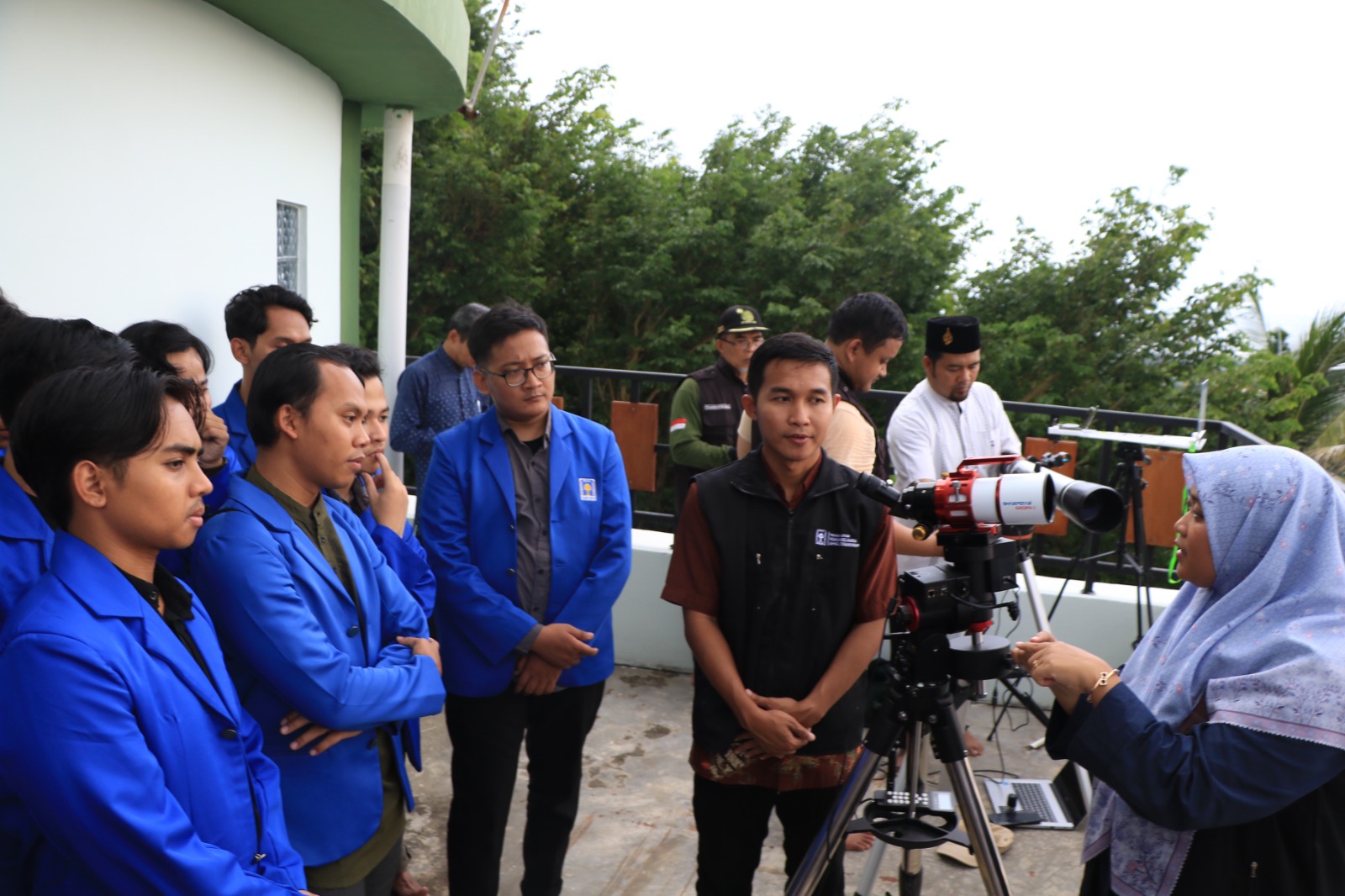 Mahasiwa Ahwal Syakhshiyah Laksanakan Rukyatul Hilal di POB Syekh Bela ...