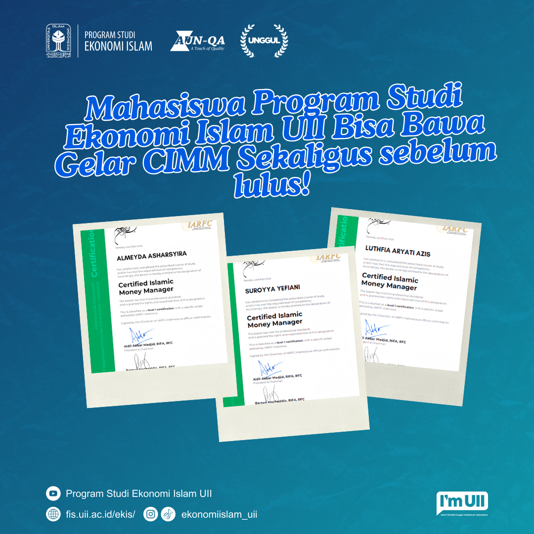 Lulus Bawa Ijazah Sudah Biasa , Mahasiswa Program Studi Ekonomi Islam ...