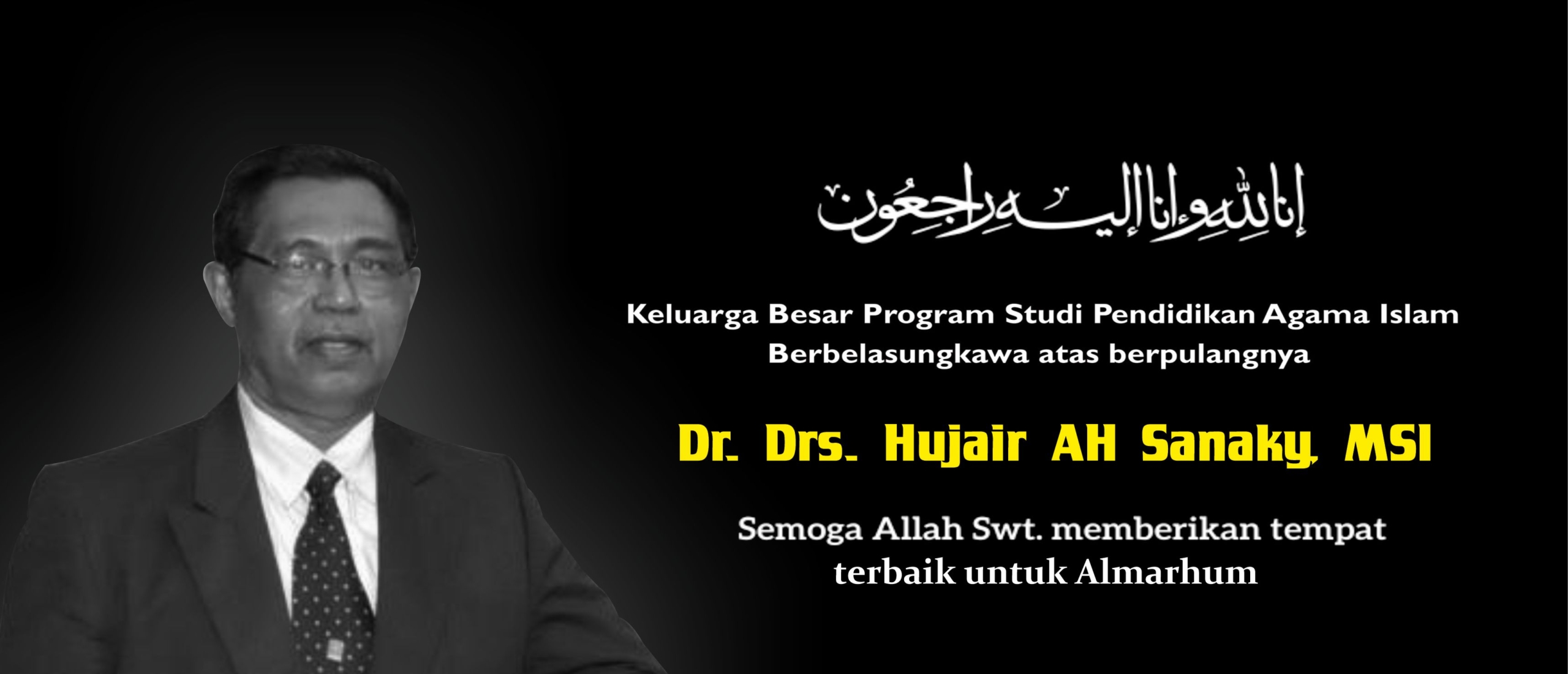 pak hujair – Program Studi Pendidikan Agama Islam