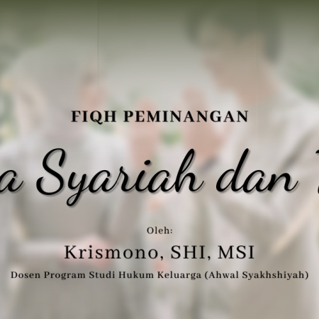 Peminangan: Antara Syariah dan Tradisi - Fakultas Ilmu Agama Islam UII ...